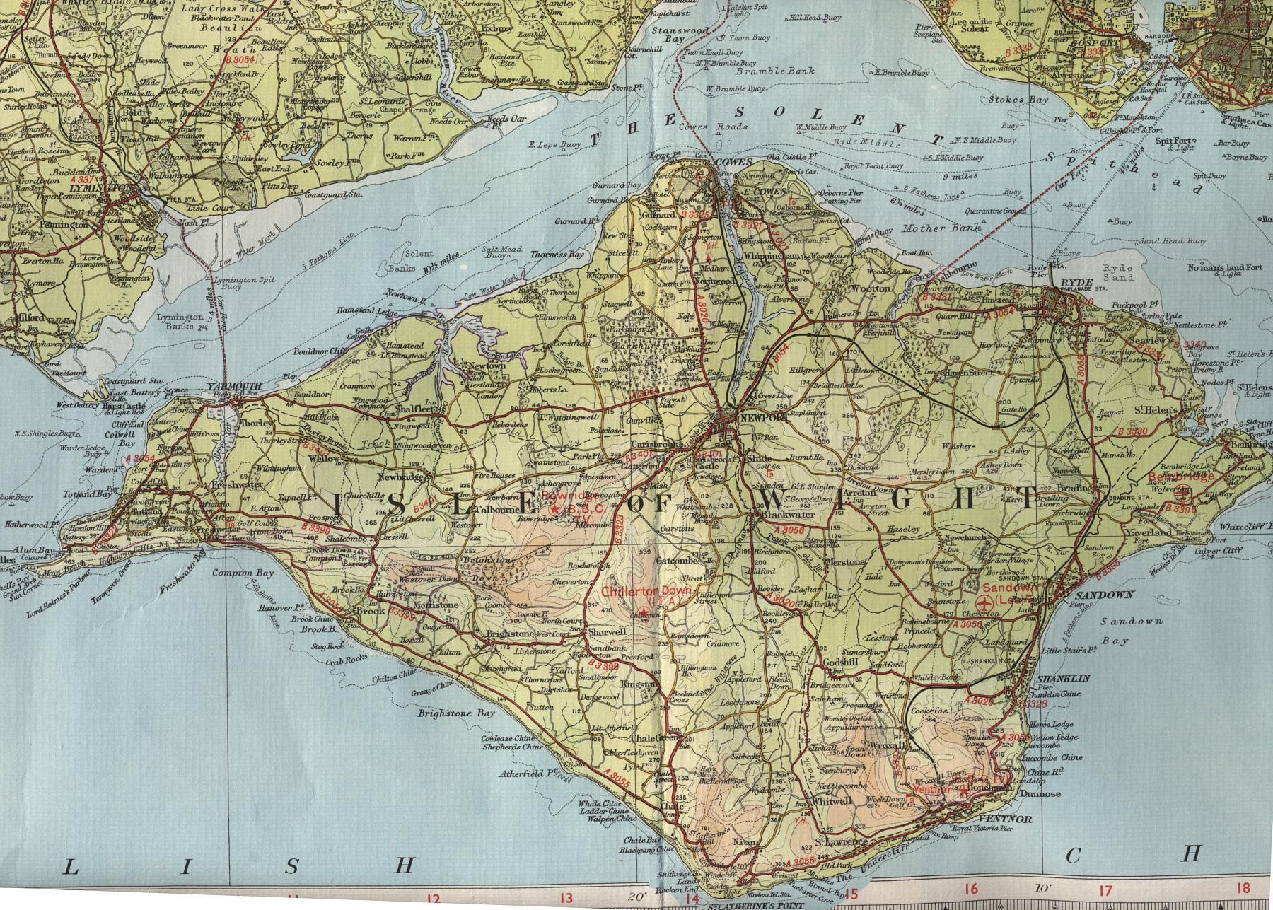 Isle Of Wight Map